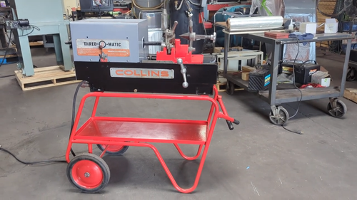 Collins 22 THRED-O-MATIC Pipe Threader Threading Machine With Dolly ...