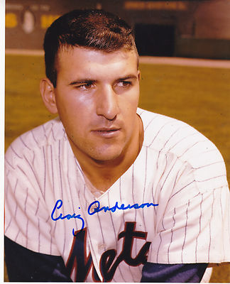CRAIG ANDERSON NEW YORK METS ACTION SIGNED 8x10 | eBay