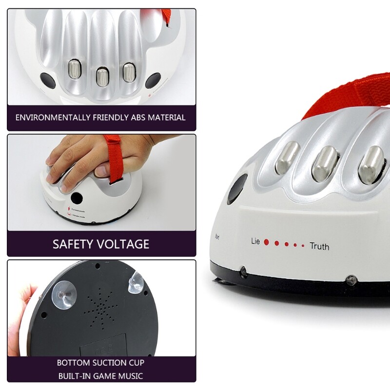 Funny Adjustable Micro Electric Shock Lie Detector for Tricky Polygraph ...