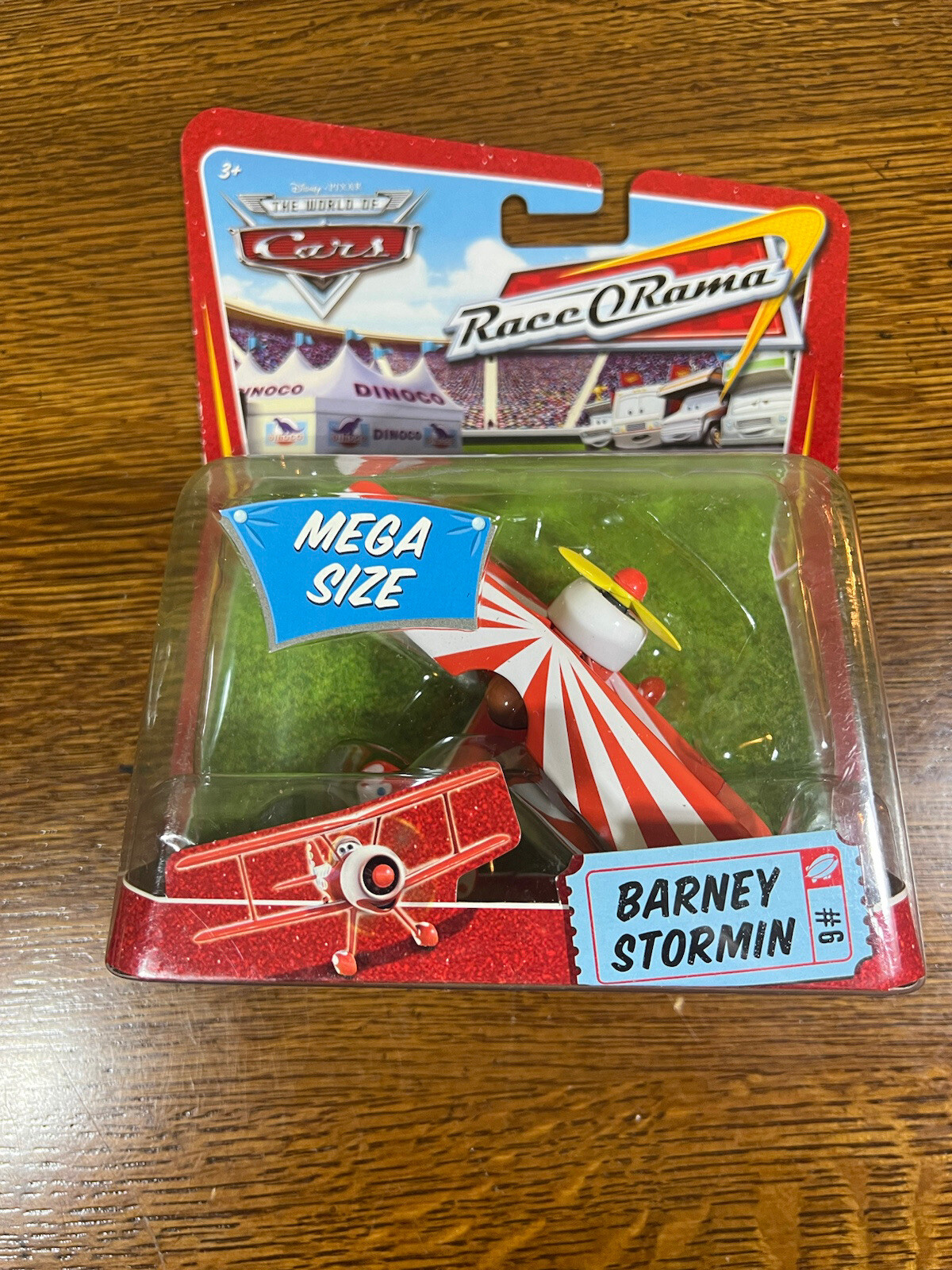 New BARNEY STORMIN #6 - Disney PIXAR World of Cars MEGA SIZE Race-O ...