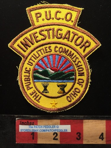 P.U.C.O Investigator Public Utilities Commission Ohio State Great Seal ...