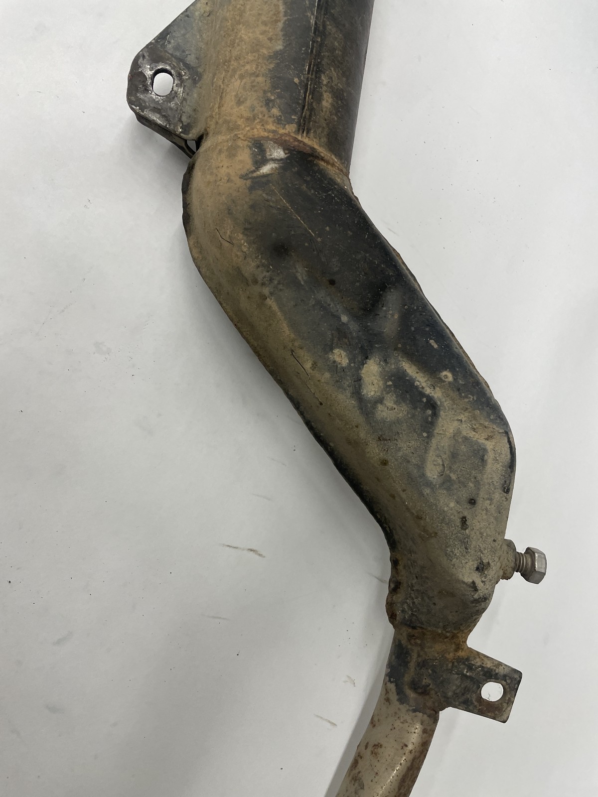 1984 HONDA XR100 XR 100 EXHAUST MUFFLER SILENCER HEADER PIPE | eBay