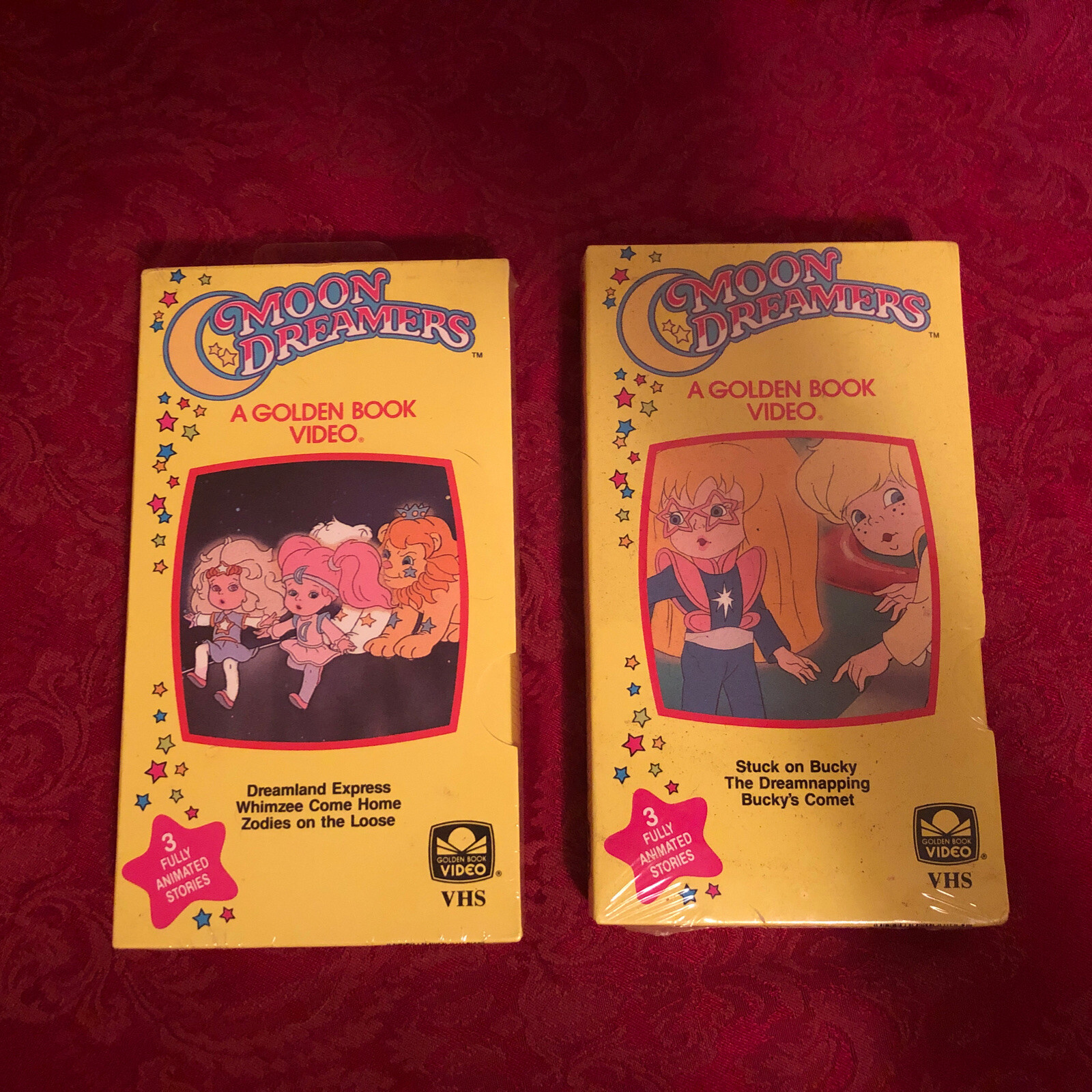 Moon Dreamers VHS 1987, A Golden Book Video Lot Of 2 Brand New Sealed ...