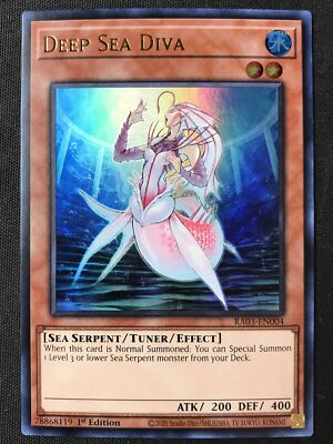 Yu-Gi-Oh TCG #RA03-EN004 Deep Sea Diva 1st Edition Ultra Rare NM | eBay