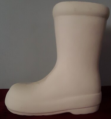 CLAY BOOT ☆ UNFINISHED CRAFT READY TO PAINT , GLAZE & SELF DESIGN OR ...
