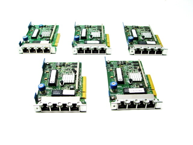 Lot of 5 HP 331FLR 1GB 4-Port Ethernet Adapter Cards, 629133-002 | eBay