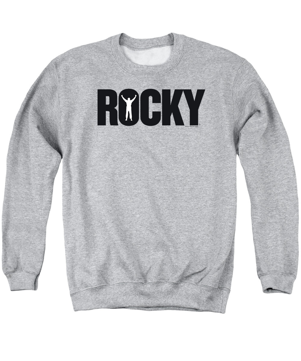 Rocky Sweatshirt Classic Logo Athletic Heather Pullover | eBay