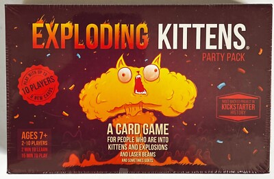 EXPLODING KITTENS Party Pack CARD GAME *sealed | eBay