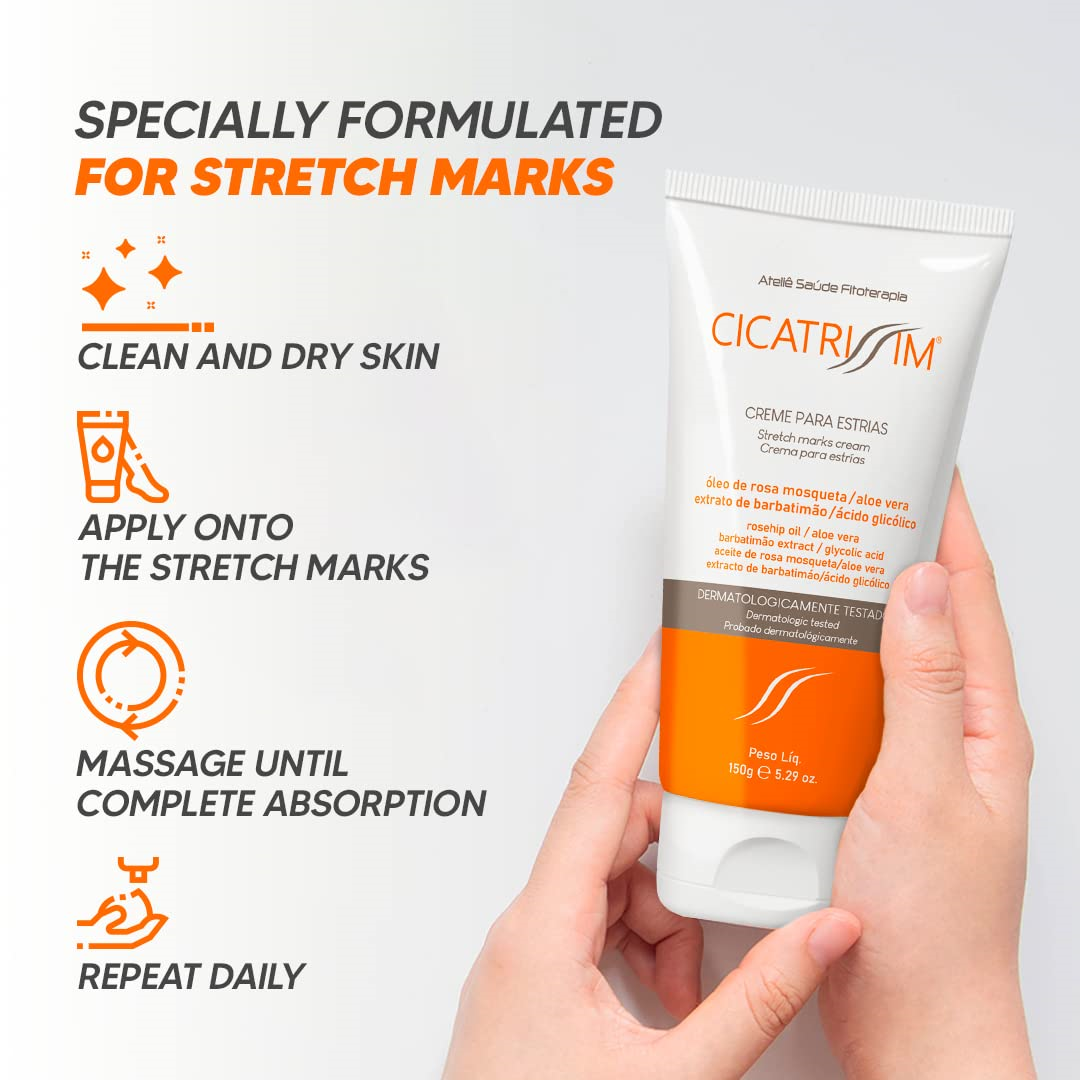 Cicatrissim Stretch Marks Cream - Innovative Formula With Pure and ...
