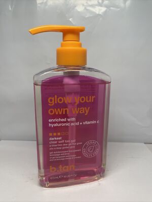 b.tan Clear Self Tan Gel Transfer-Resistant Self Tanning Gel 16 Fl Oz ...