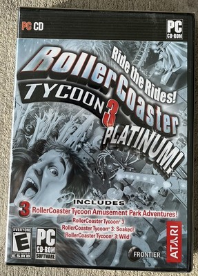 Roller Coaster Tycoon 3: Platinum! PC CD-Rom Complete in Box ML245 ...