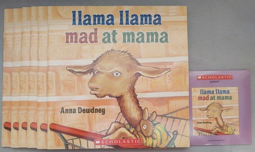 6Bks & 1CD: Llama Llama Mad at Mama-Scholastic Listening Center-PLS Rd ...