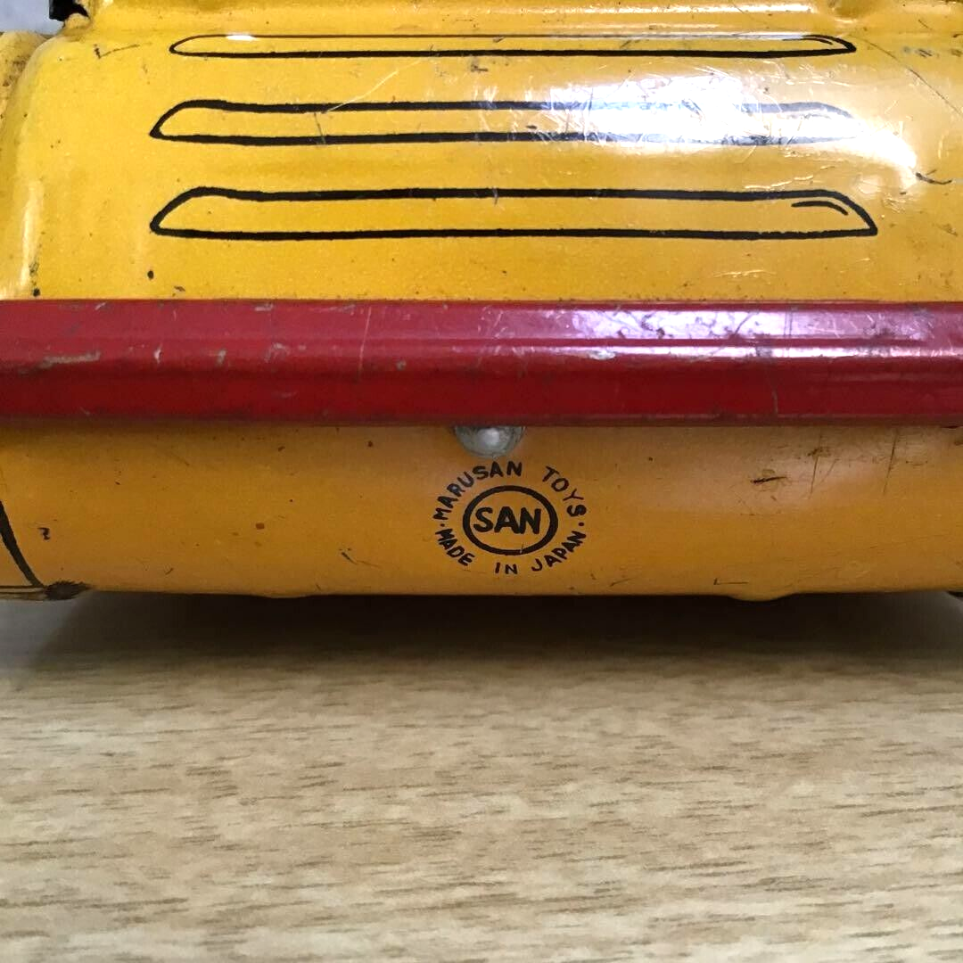 1958 Marusan Robby Robot Bulldozer Tin Toy Friction SAN RARE JAPAN | eBay