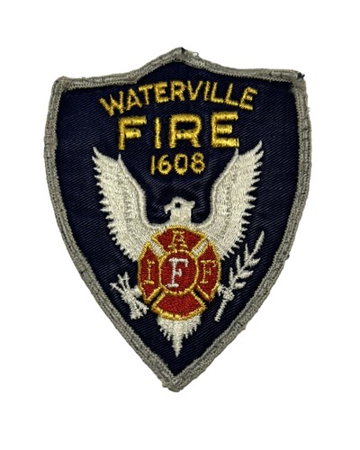 VINTAGE MAINE ME WATERVILLE FIRE DEPT PATCH KENNEBEC COUNTY IAFF ...