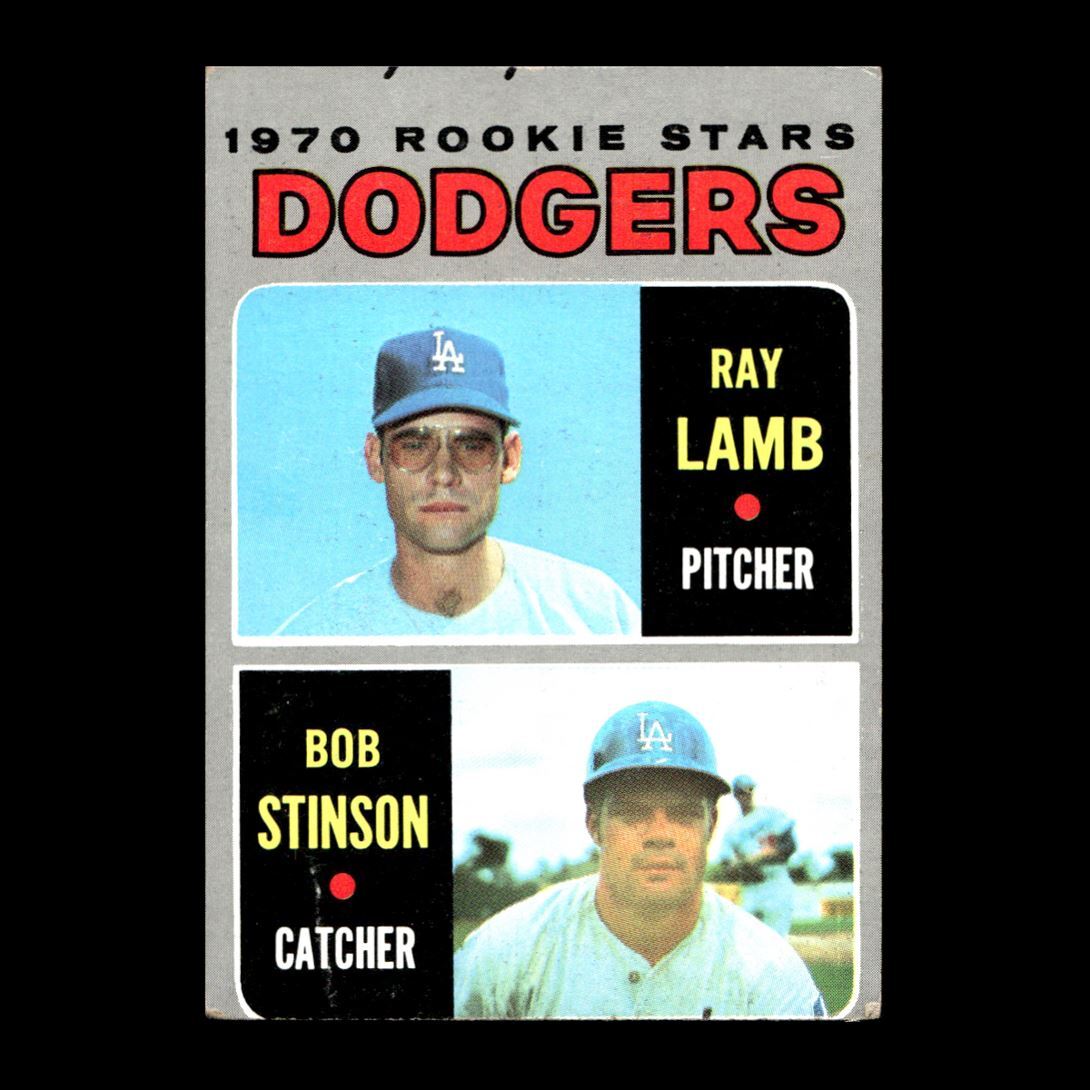 Dodgers 1970 Rookie Stars - Ray Lamb/Bob Stinson 1970 Topps Rookie #131 ...