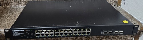 Comtrend GS-7624 24-Port POE Gigabit Ethernet Switch, Pre-Owned . | eBay