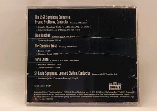 Discovery Sampler Classical CD New The Canadian Brass Mario Lanza W1s1 ...