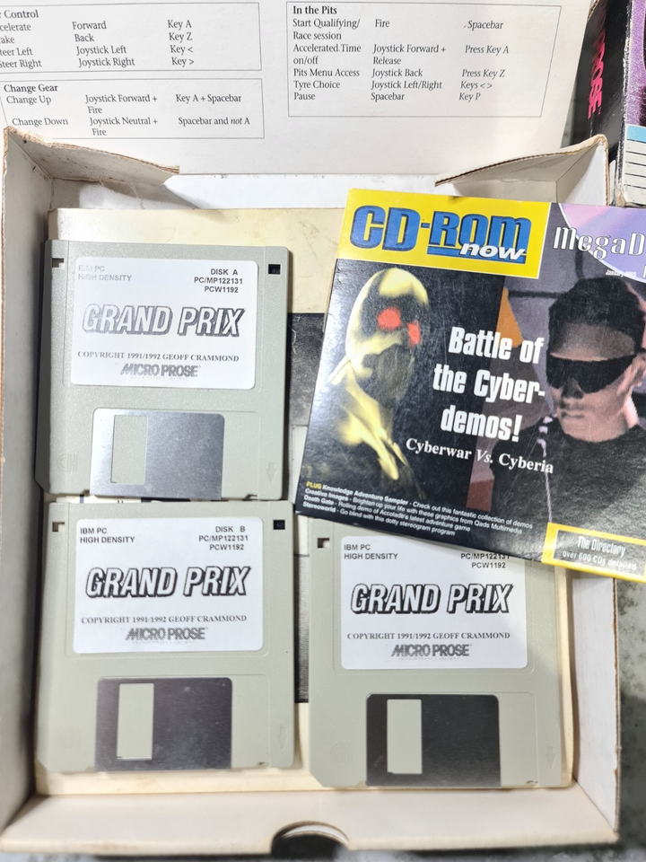 Formula One Grand Prix Vintage 1991 PC Game - Including Book & All ...