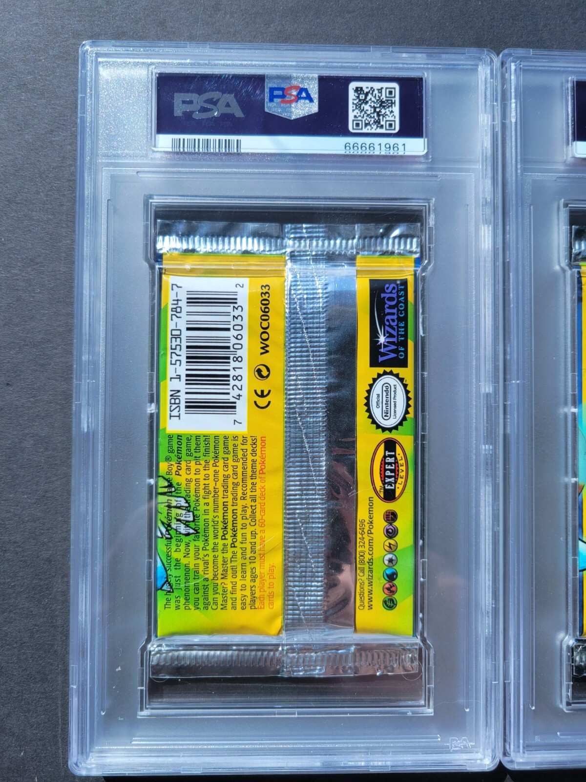 Pokemon PSA BASE SET 1ST EDITION ERROR BOOSTER PACKS - CHARIZARD ...