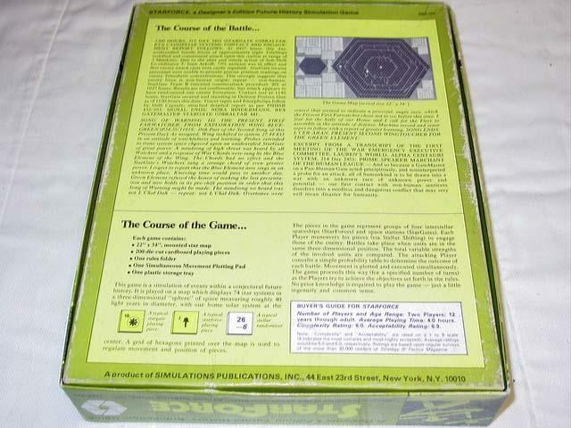 SPI 1974 : STARFORCE - Alpha Centauri - 25th Century (UNPUNCHED ...