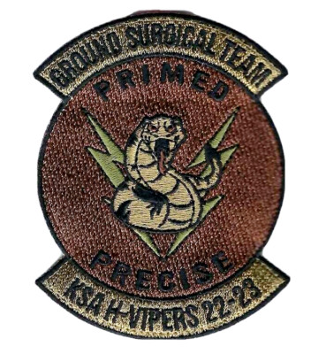 PATCH USAF ANG GROUND SURGICAL TEAM GST KSA H-VIPERS 22-23 PRIME ...