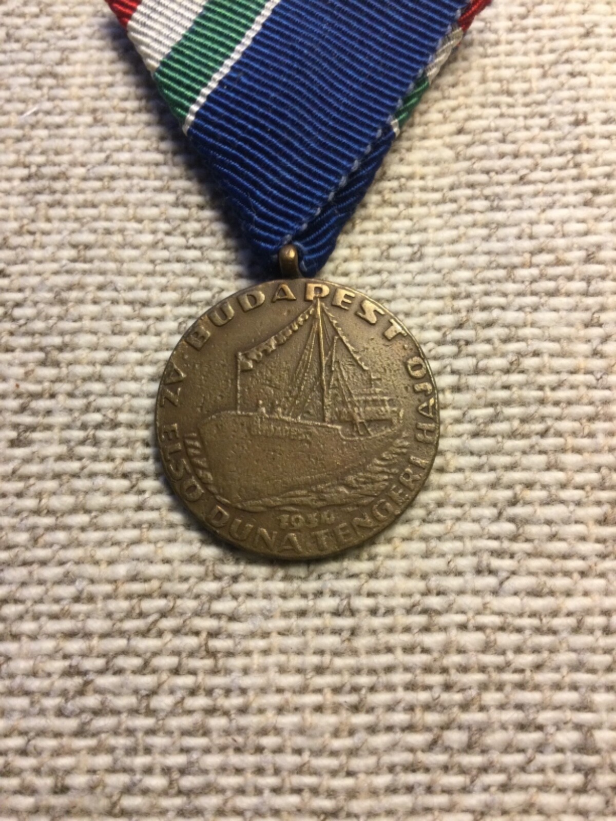 rare Hungarian “Hungaria” Cruiser ship Medal 1959 - Hungary Merchant ...
