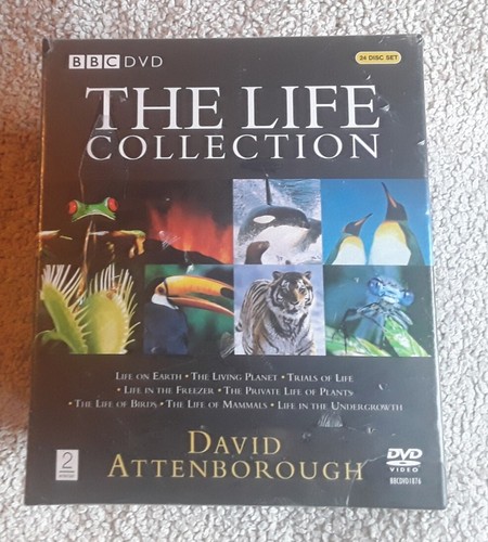 LIFE COMPLETE BBC NATURE SERIES 24 Disc DVD COLLECTION BOXSET DAVID ...