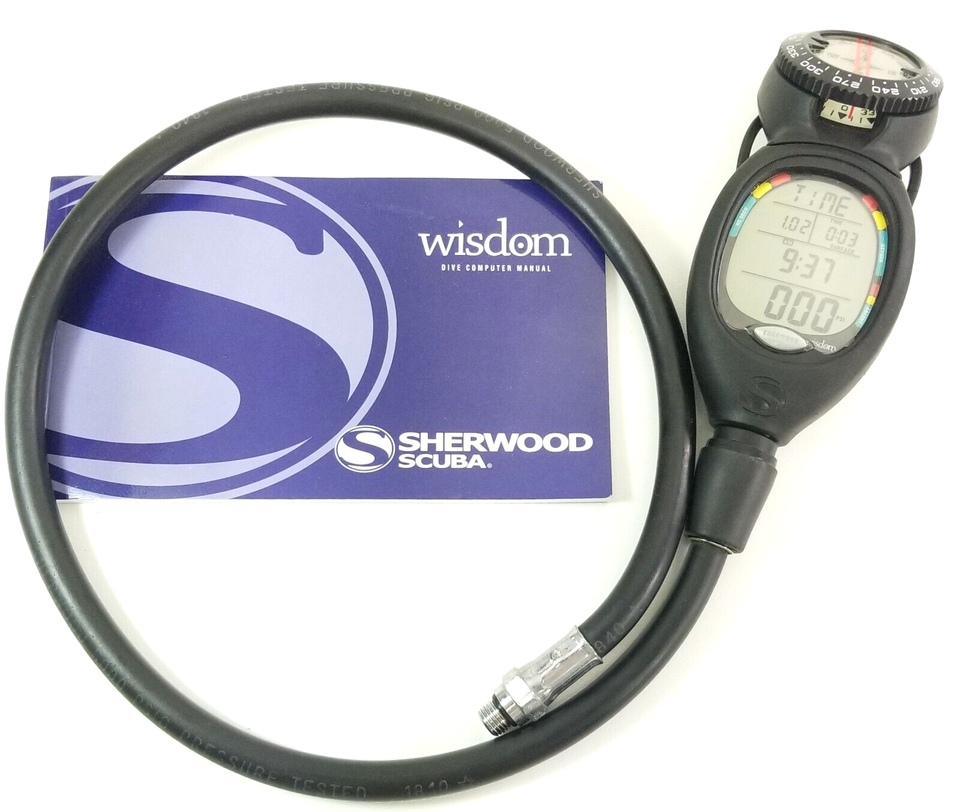 Sherwood WISDOM Air Integrated Scuba Dive Computer Air & Nitrox #5055 ...