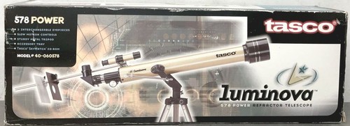 TASCO 578 Power Luminova Refractor Telescope | eBay