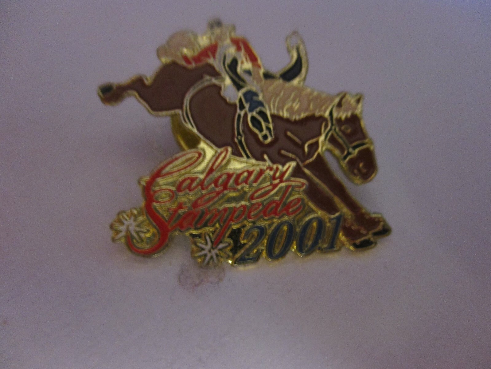 Original 2001 CALGARY STAMPEDE Logo 1" Tall Pin Alberta Canada | eBay
