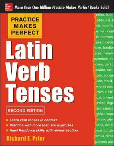 Practice Makes Perfect Latin Verb Tenses, 2nd E, Prior.. | eBay Australia