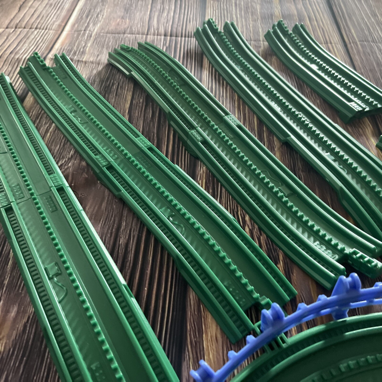 Fisher Price Geotrax Geo Trax Train Track Lot Of 13 Green Elevation ...