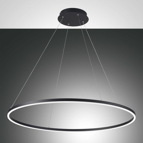 Lustre À LED Moderne Design Noir Cercle D.100cm Salon FB-0030 | eBay