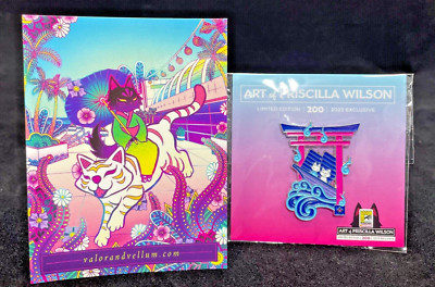 2023 SDCC Exclusive Priscilla Wilson Valor & Vellum Ship Pin LE200 and ...
