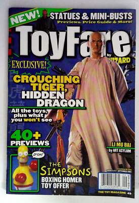 ToyFare Toy Action Figure Magazine #49 B 2001 Wizard 8.5 Crouching ...