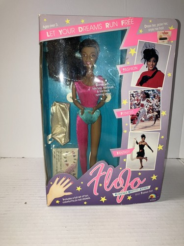 1989 Flo Jo Florence Griffith Joyner FloJo Doll by LJN Toys NIB! #2501 ...