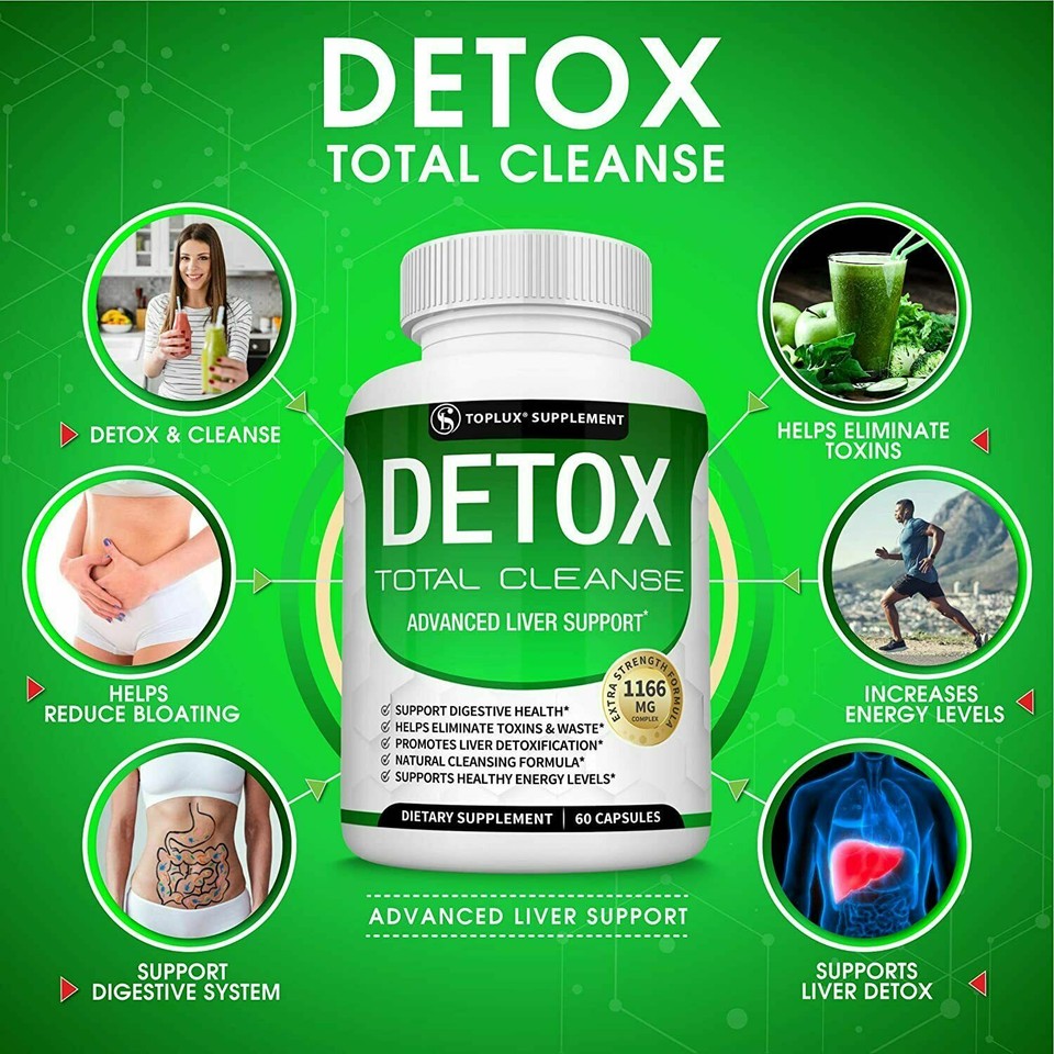 Premium Liver Cleanse Detox & Repair Formula +22 Herbs Support 5 Day ...