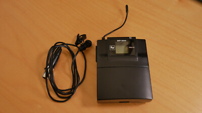 EV Electro Voice BP-300 Wireless Transmitter & ULM18 Lapel Mic | eBay ...