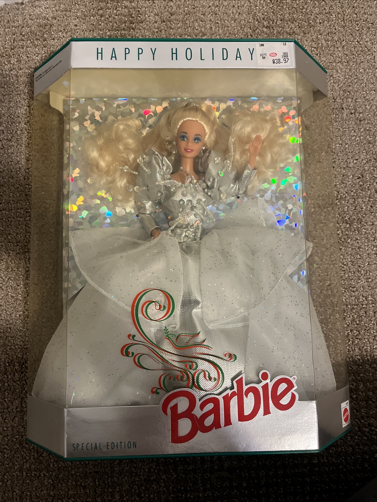 Rare VintageHappy Holidays Barbie 1992 Special Edition New/Original Box ...