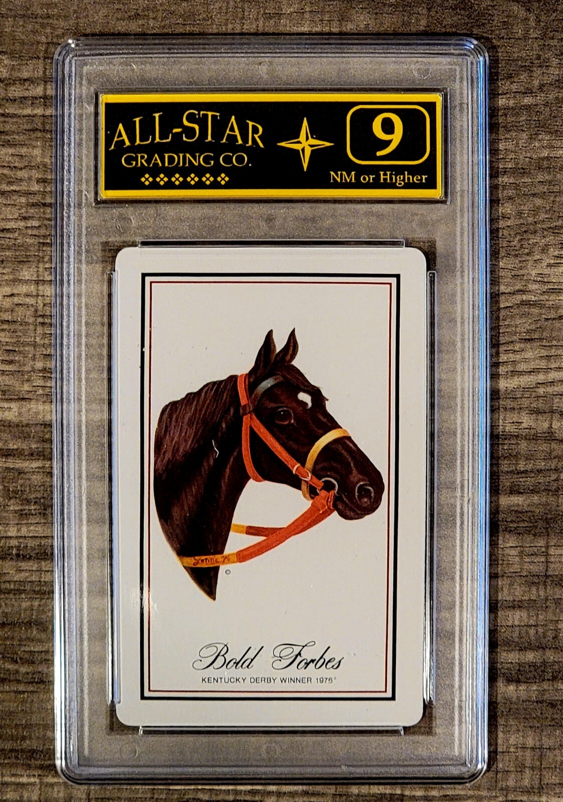 Bold Forbes 1976 Kentucky Derby Winner TDC Graded ASG NM 9 Playing Card ...