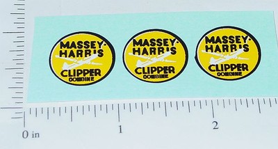 Massey Harris Clipper Combine Sticker Set MH-001 | eBay
