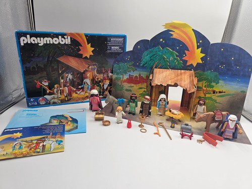 HTF Playmobil NATIVITY Playset FIGURES Animals BOX 5719 Set | eBay