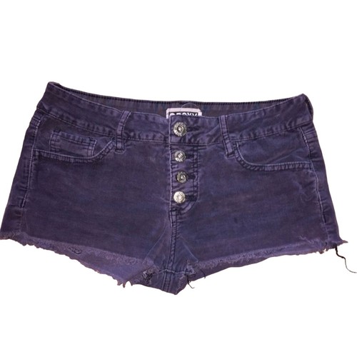 Roxy Junior 5 Corduroy Purple Button Front Cut Off Shorts | eBay