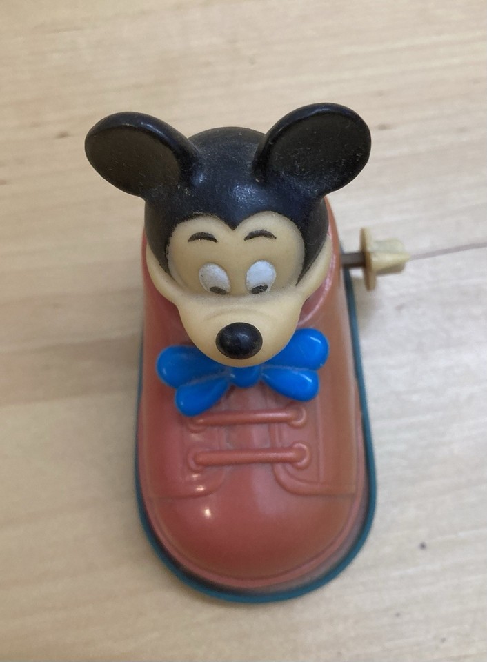 Vintage Mickey Mouse Wind Up Toy In a Shoe Walt Disney | eBay