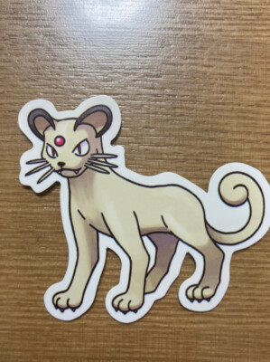 Pokemon Kanahei Seal Sticker Persian | eBay