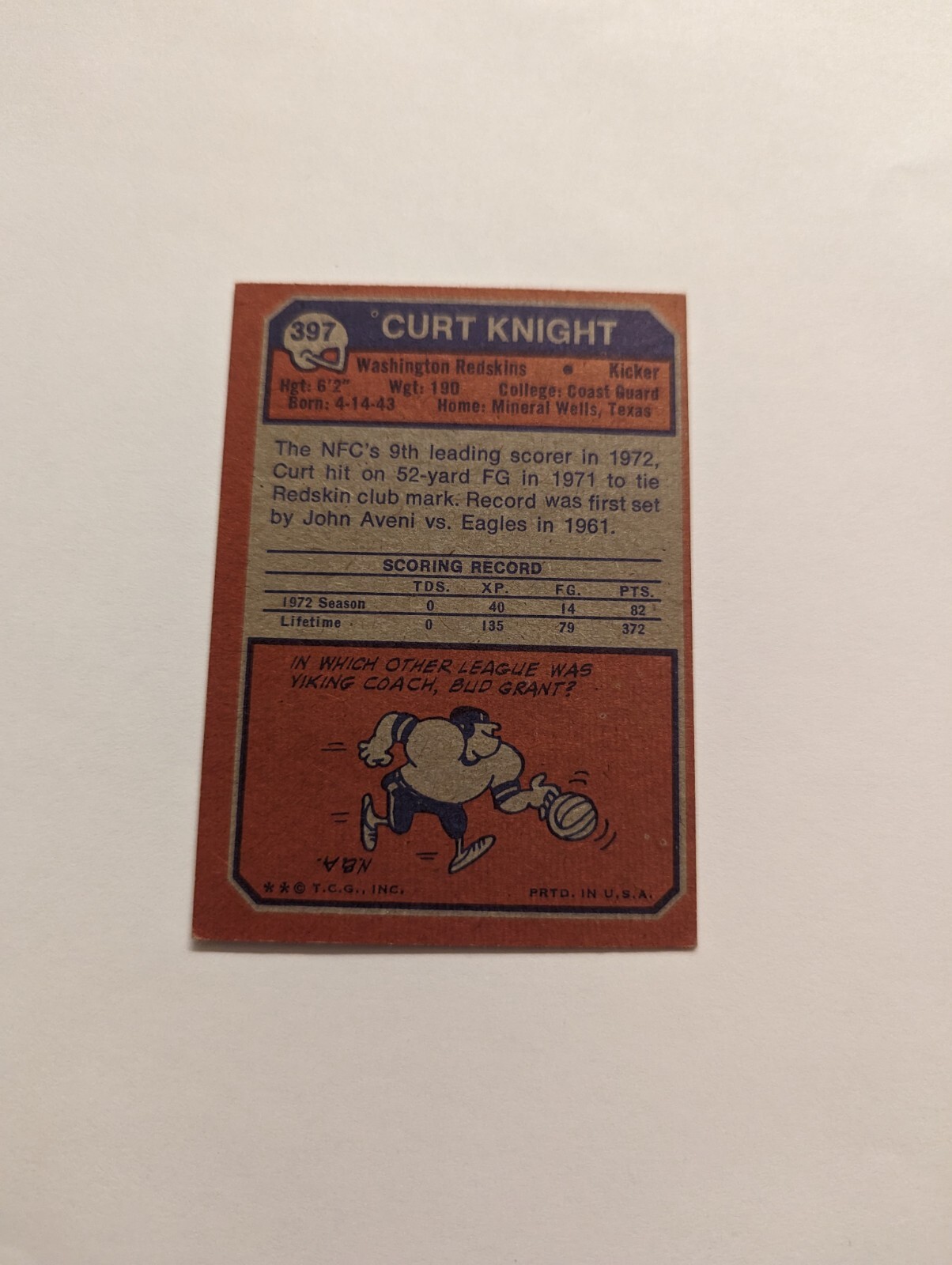 1973 Topps - #397 Curt Knight for sale online | eBay