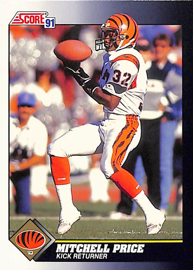 1991 Score Mitchell Price #476 Rookie Cincinnati Bengals | eBay