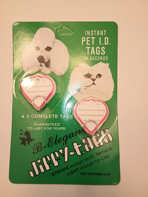 Instant Jiffy-Tags for Cat or Dog by B-Elegant | eBay