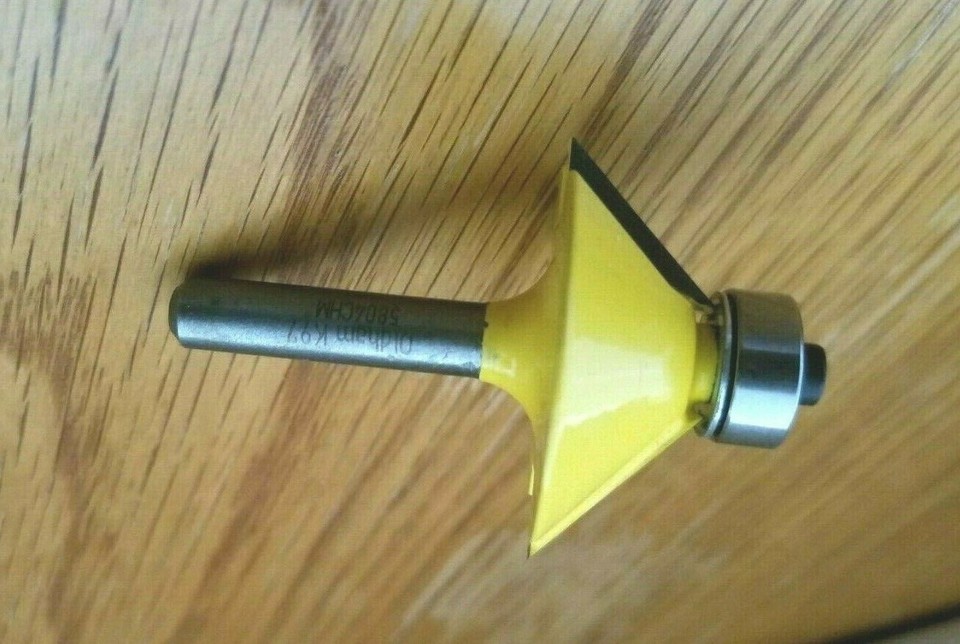 OLDHAM VIPER CHAMFER CARBIDE TIPPED ROUTER BIT 2" x 5/8" x 45 DEGREE ...