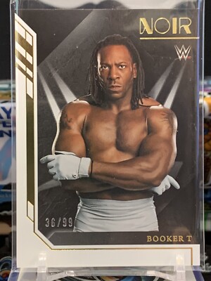 Booker T 2023 Panini Prizm Chronicles WWE NOIR /99 Card NR-27 Insert ...